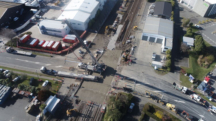 Matipo Street Rail Crossing Upgrade - Isaac Construction